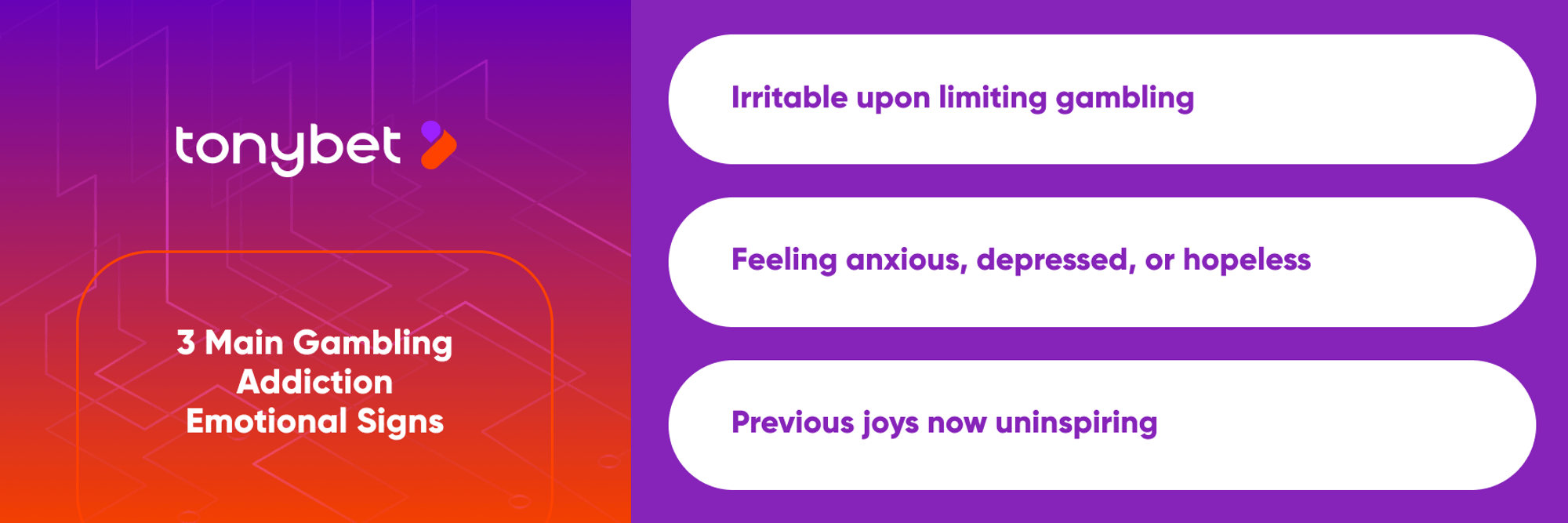 Understanding Problem Gambling: A Comprehensive Guide on Tonybet — TonyBet Blog